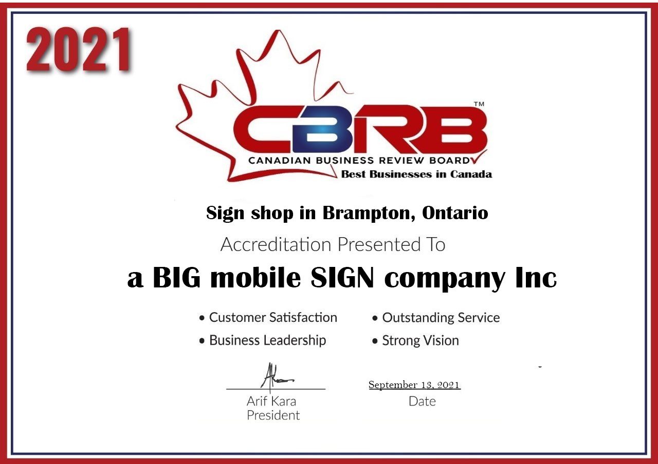 a BIG mobile SIGN Co. | Portable Signs | Ontario